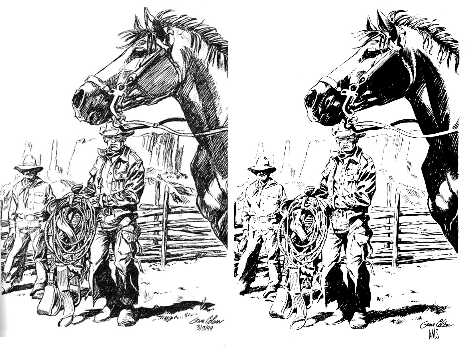 Inking Gene Colan #2 | Paul Smith