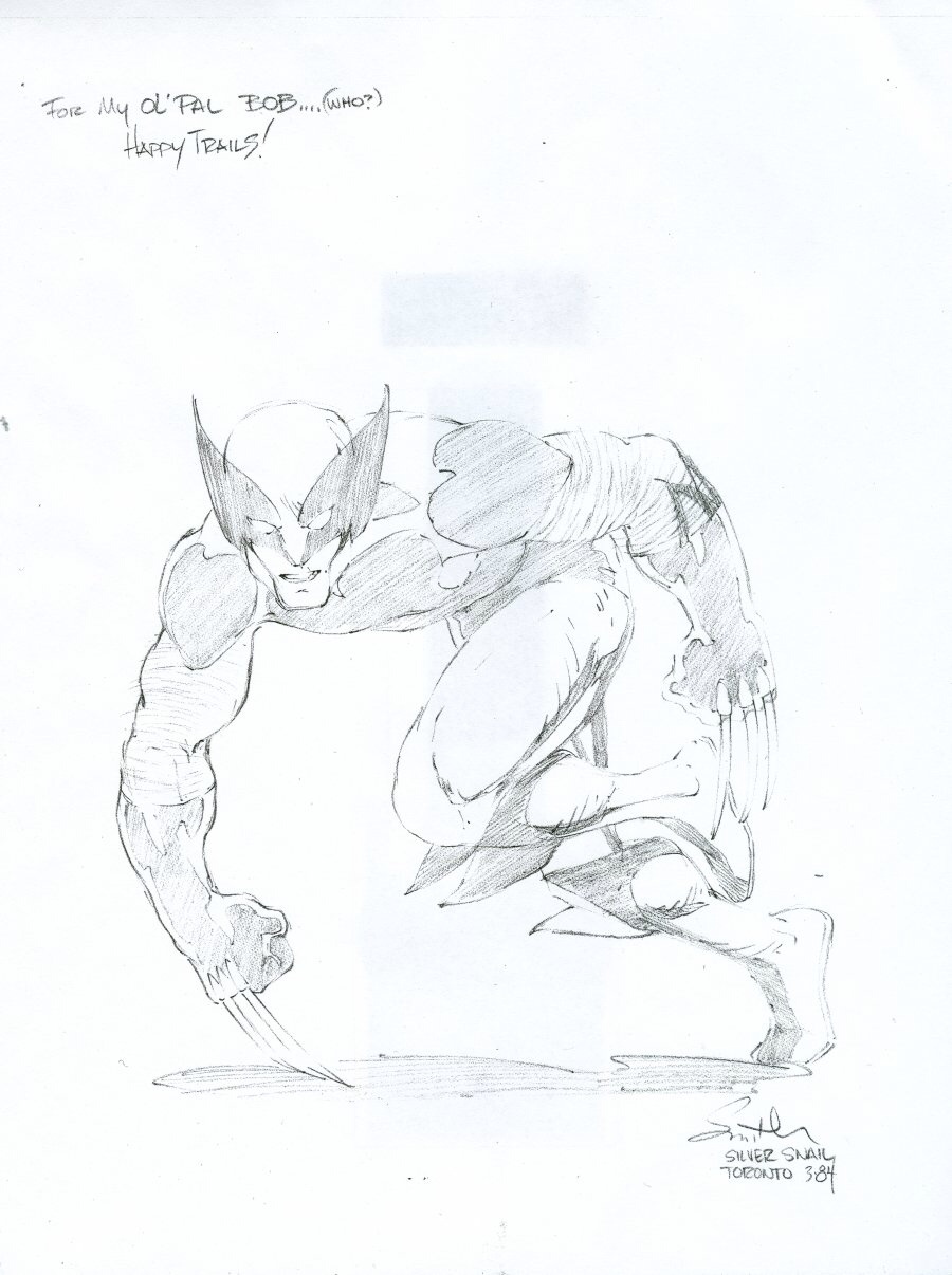 Wolverine con sketch 1984 | Paul Smith