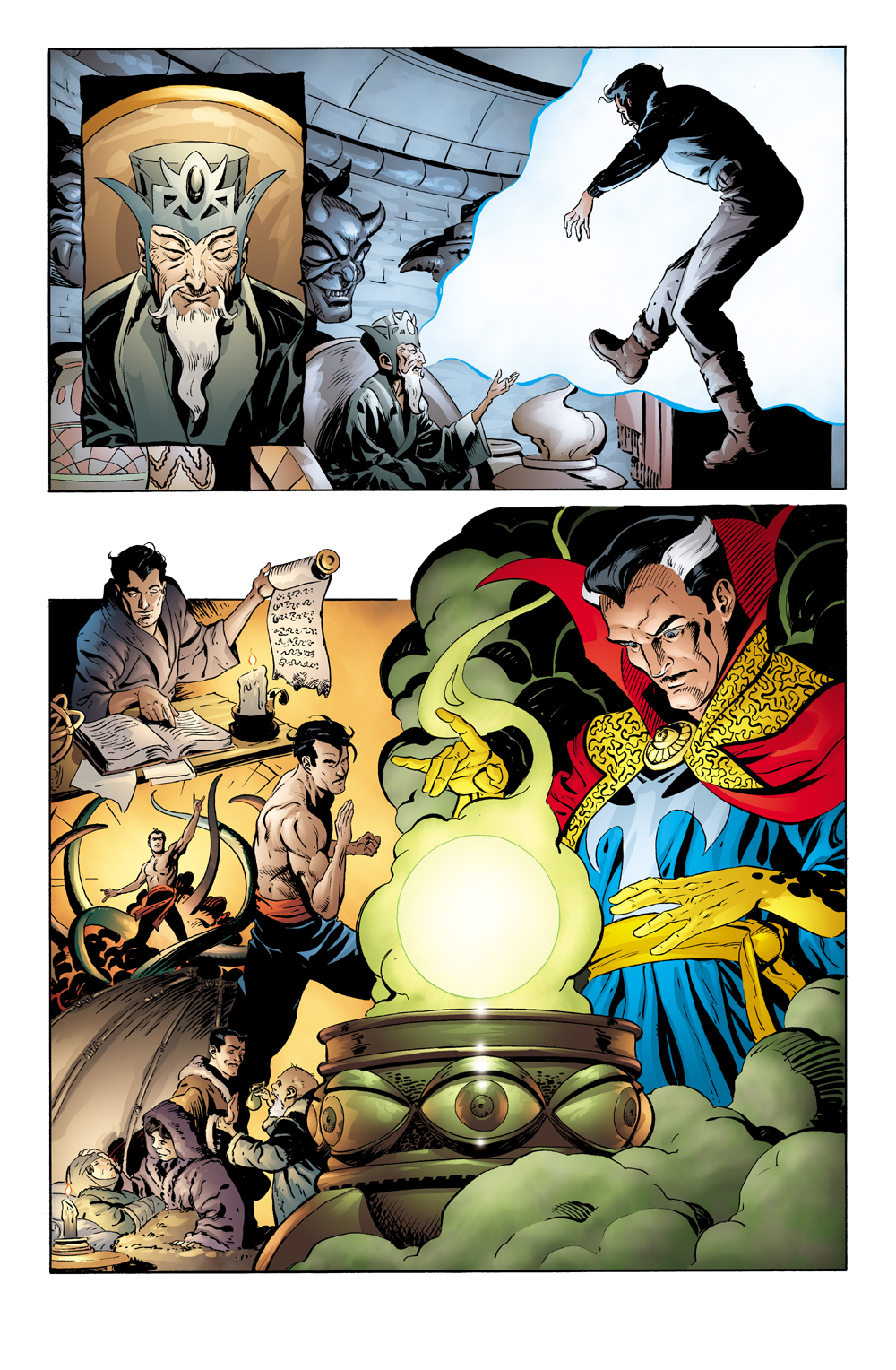 The Origin of Doctor Strange, Page 5, coloured by Ian Sokoliwski | Paul ...
