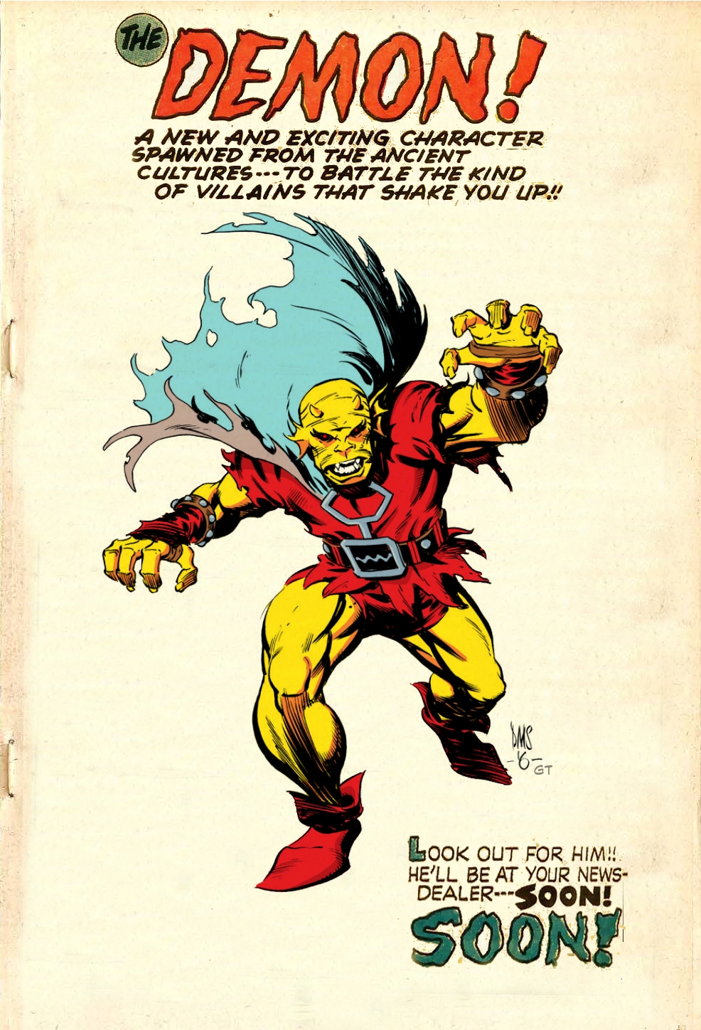 The Demon, colours by Gerry Turnbull | Paul Smith